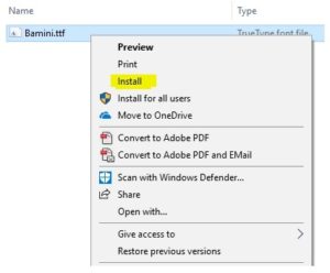 Tamil fonts for Windows 10 (How to Install)